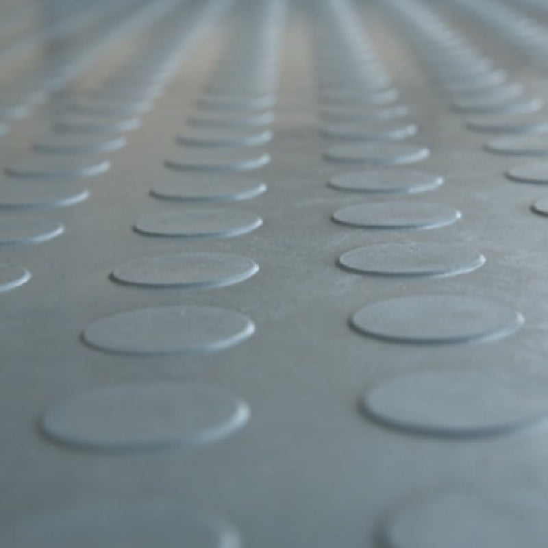 Pavimento Pvc Circulos Gris Lestare 1Mm 1,50X25 Metros Rollo ...
