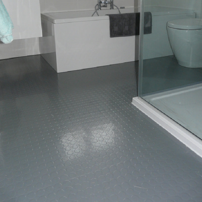 Pavimento Pvc Circulos Gris Lestare 1Mm 1,50X25 Metros Rollo ...