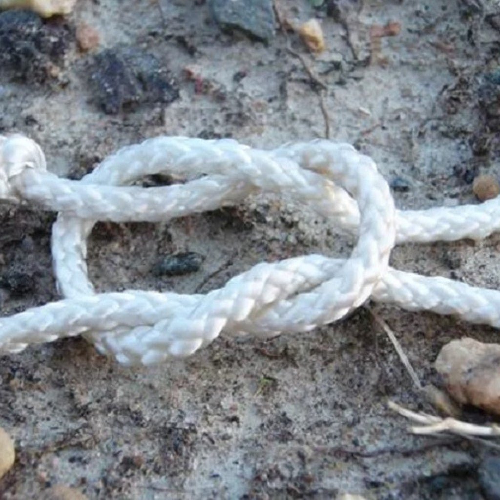 Cuerda driza nylon trenzada. Soga fibra sintética de nylon. Cabo amarr ...