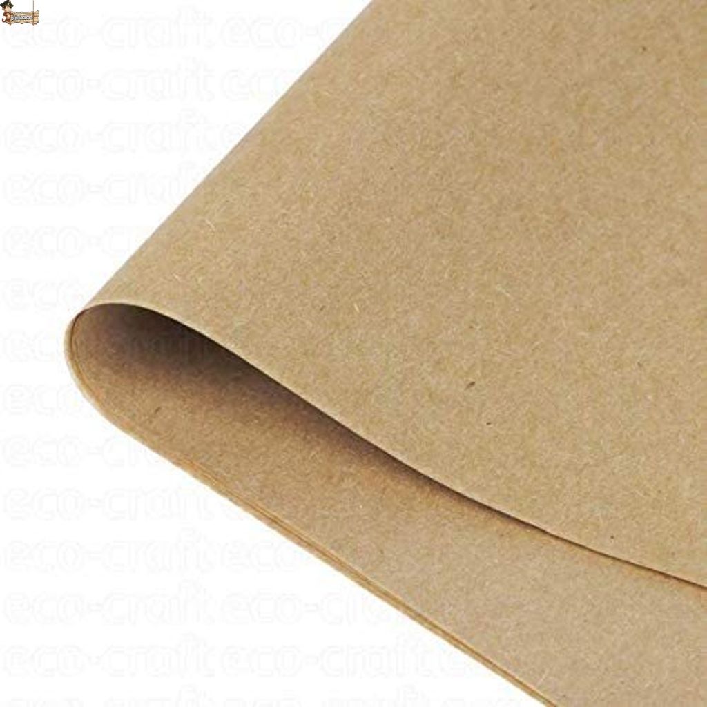 Papel Kraft marrón en rollo. Embalaje, relleno, envolver, regalos, env ...
