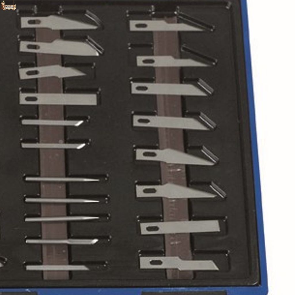 Set cutter y cuchillas de precisión. Kit de 51 piezas en maletín. Esca ...